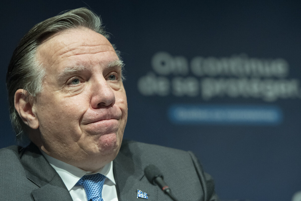 Quebec premier François Legault / The Canadian Press