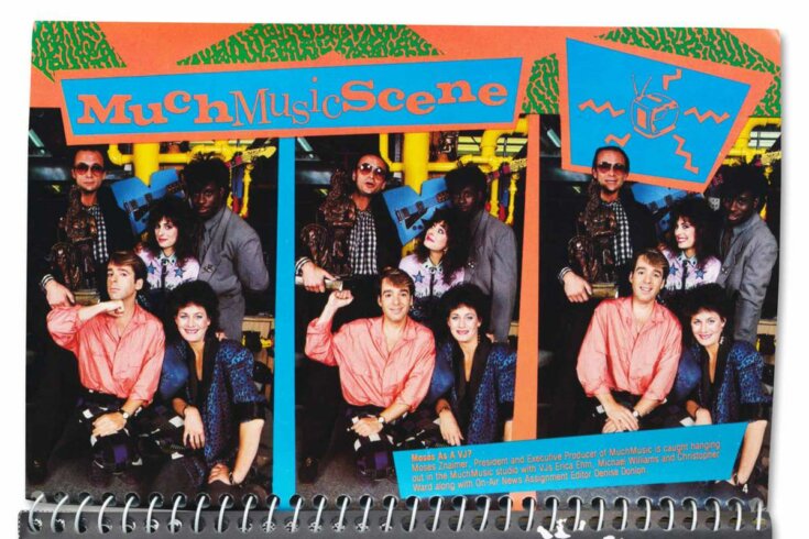 A scan from Much Music’s Rock Handbook , published in the ’80s, with ...