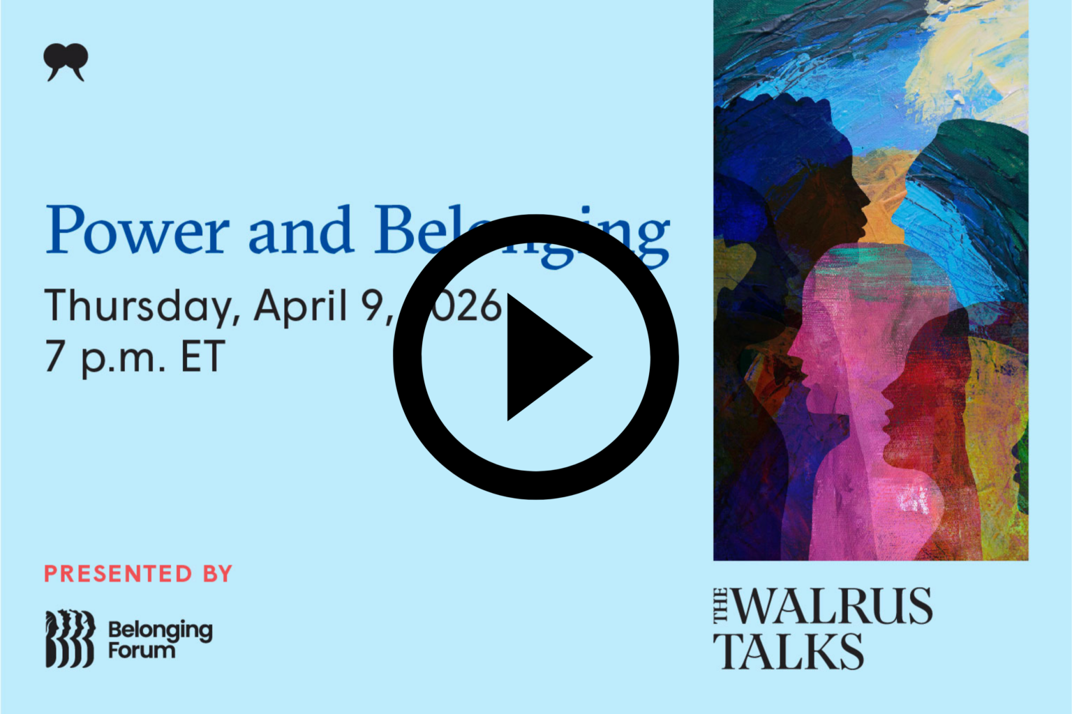 Events / The Walrus Talks