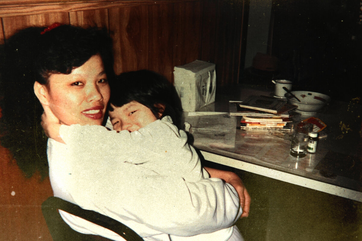 Five-year-old Rachel with her mother (Photo courtesy of Rachel Phan)